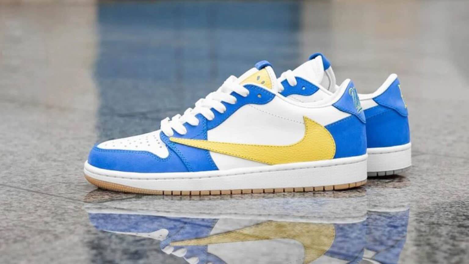 Travis Scott x Air Jordan 1 Low "UCLA" Is A Beautiful Colorway