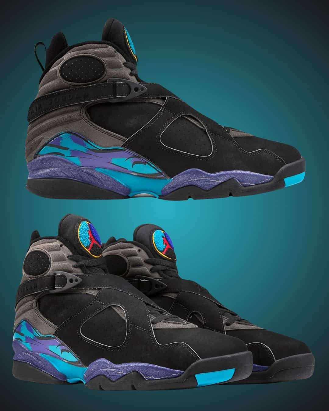 Iconic Air Jordan 8 "Aqua" Colorway Returns In 2025