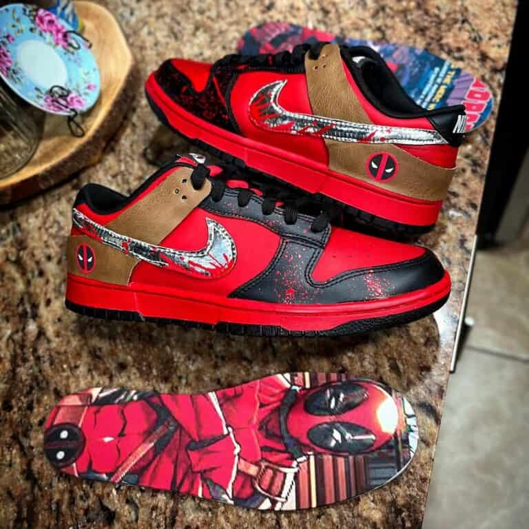"Deadpool" Nike Dunk Low Pays Homage To The Merc With The Mouth