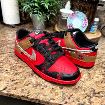 "Deadpool" Nike Dunk Low Pays Homage To The Merc With The Mouth