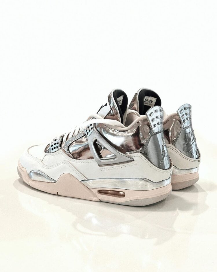 J Balvin x Air Jordan 4 ‘Rayo’ Strikes in Shiny Silver Style