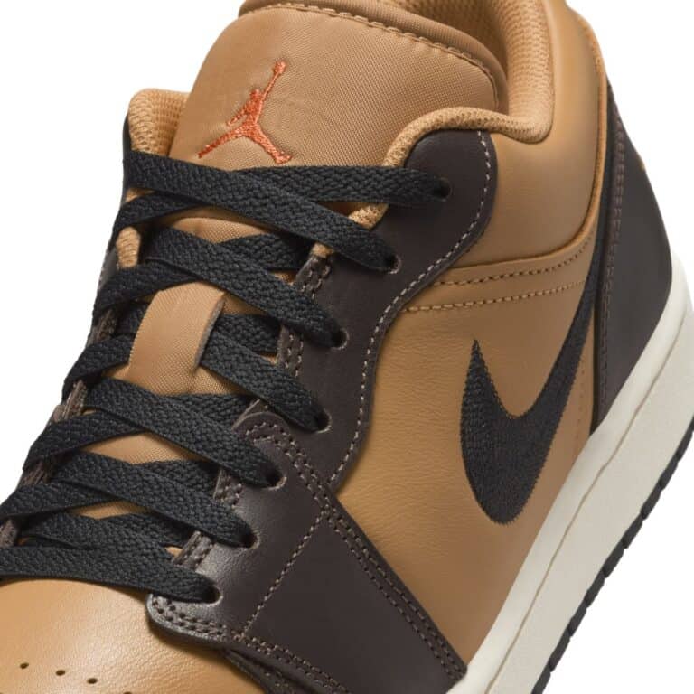 Air Jordan 1 Low SE "Flax" Offers An Autumnal Color Palette