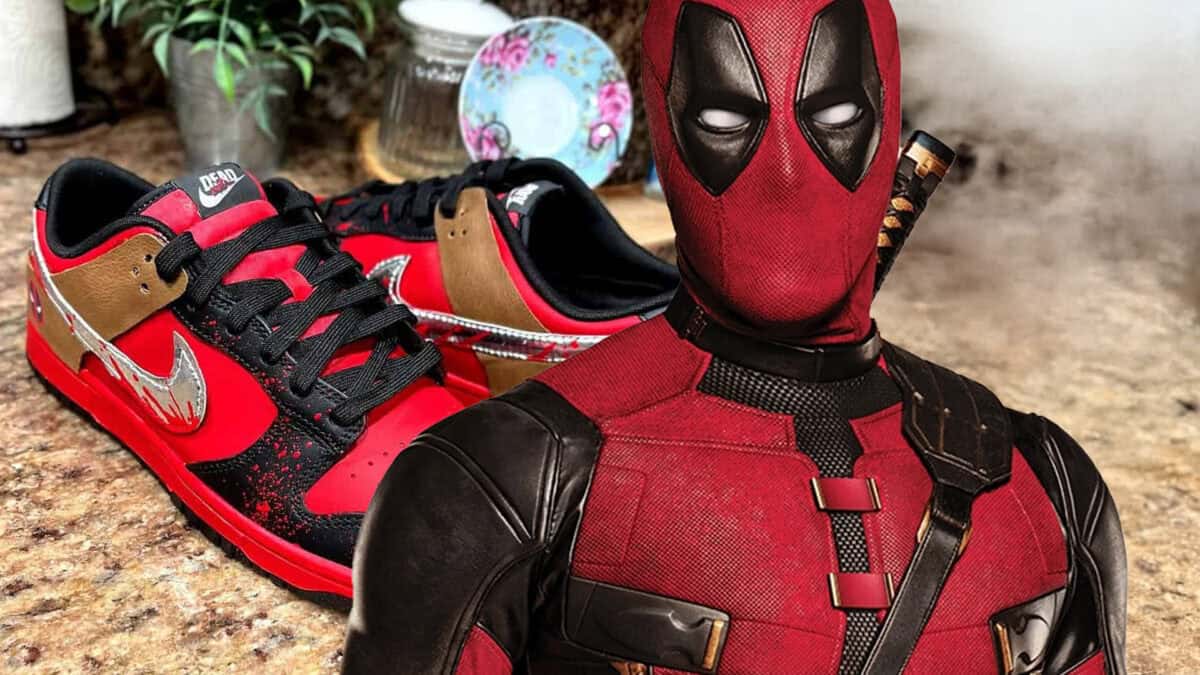"Deadpool" Nike Dunk Low Pays Homage To The Merc With The Mouth