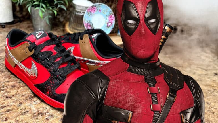 "Deadpool" Nike Dunk Low Pays Homage To The Merc With The Mouth