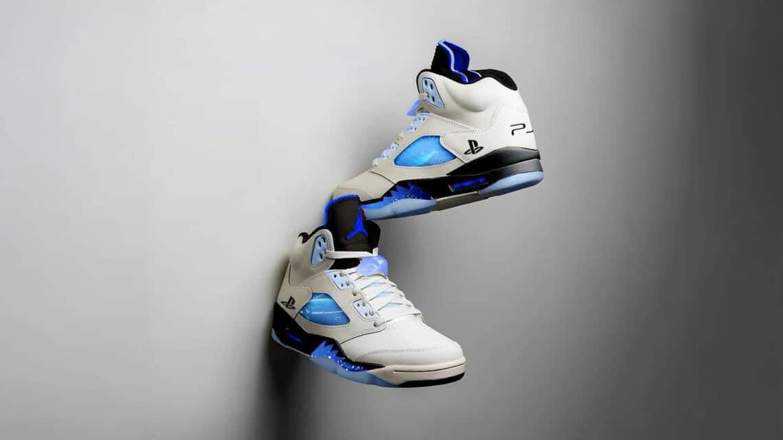 These Air Jordan 5 "Playstation 5" Sneakers Are Hard To Resist