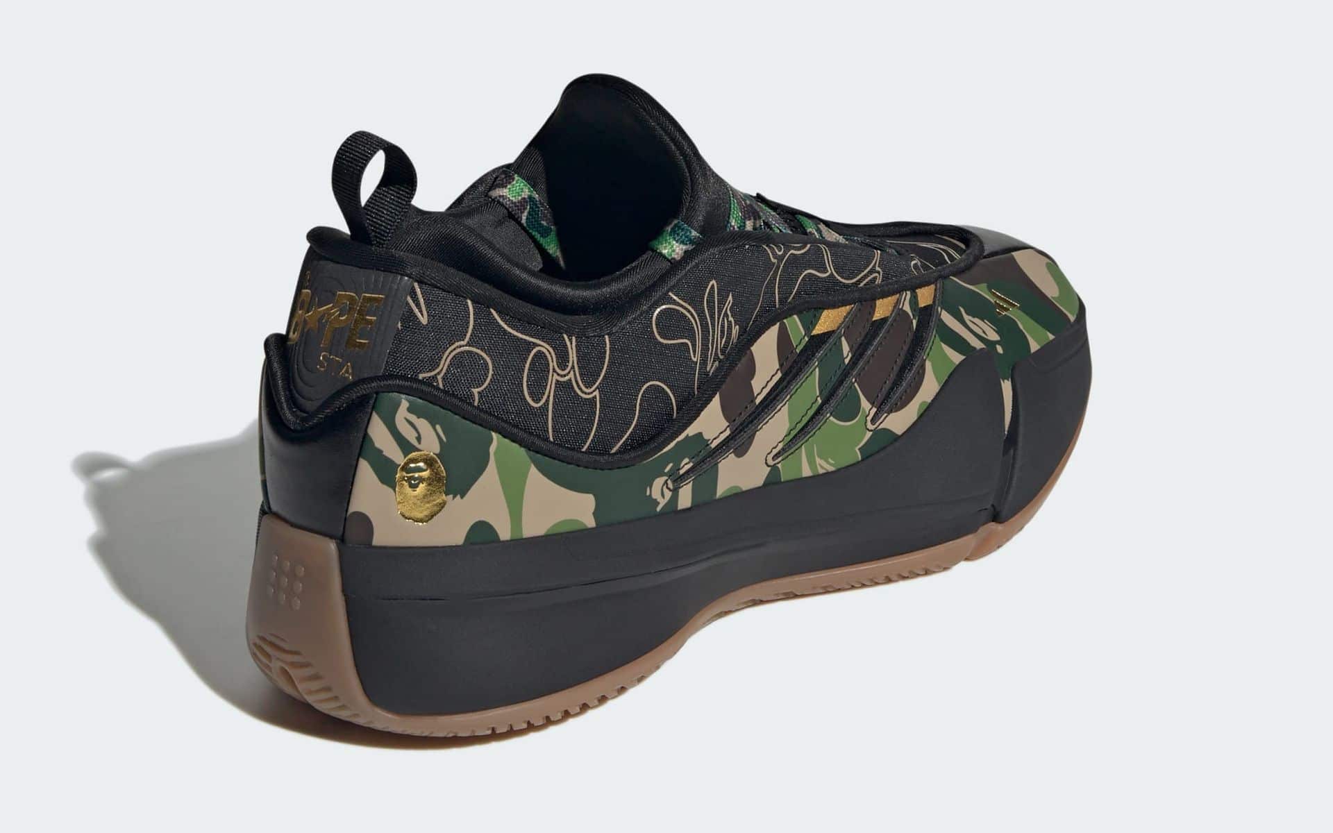 BAPE x adidas Dame 9 Gets Three Striking Colorways