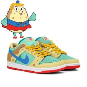 SpongeBob SquarePants' Mrs Puff Gets A Nike SB Dunk Low Sneaker