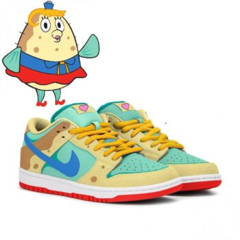 SpongeBob SquarePants' Mrs Puff Gets A Nike SB Dunk Low Sneaker