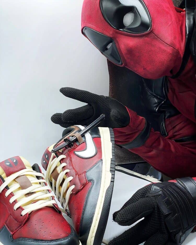 Marvel Fans Rave About "Deadpool" Nike Dunk Low Sneakers