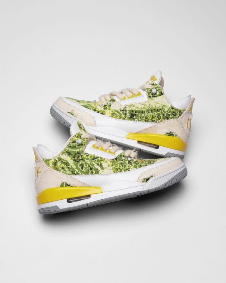 The Air Jordan 3 "Sashiko" Integrates Traditional Japanese Stitching