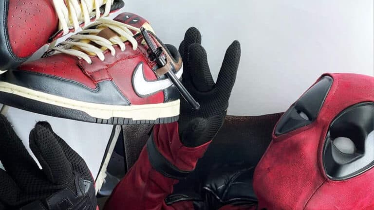 Marvel Fans Rave About "Deadpool" Nike Dunk Low Sneakers