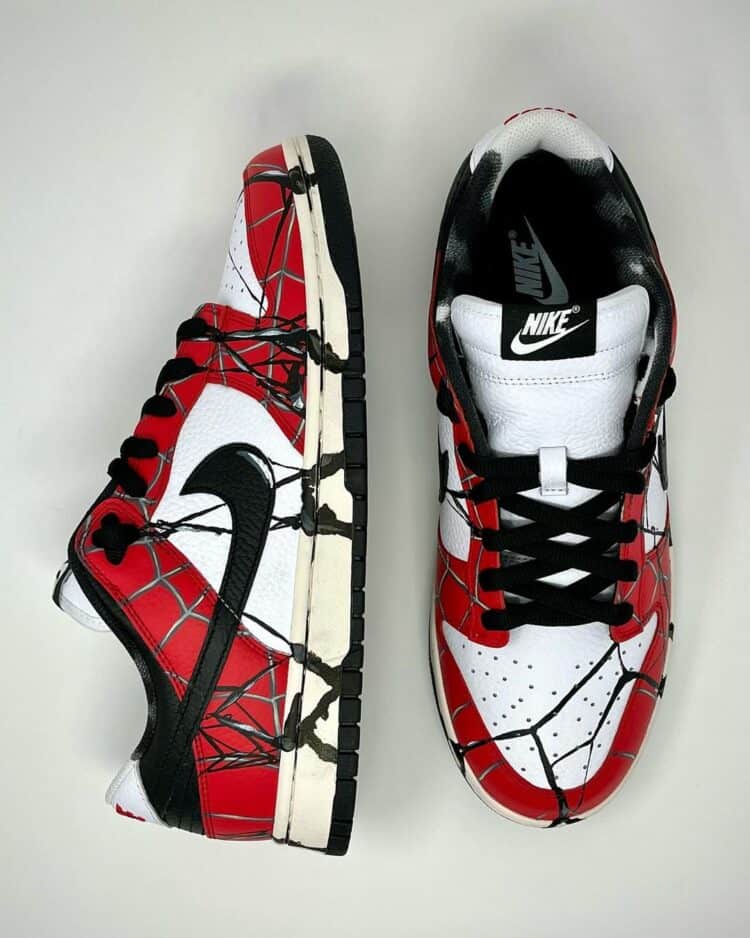 Symbiote Takes Over "Spider-Man vs. Venom" Nike Dunk Low