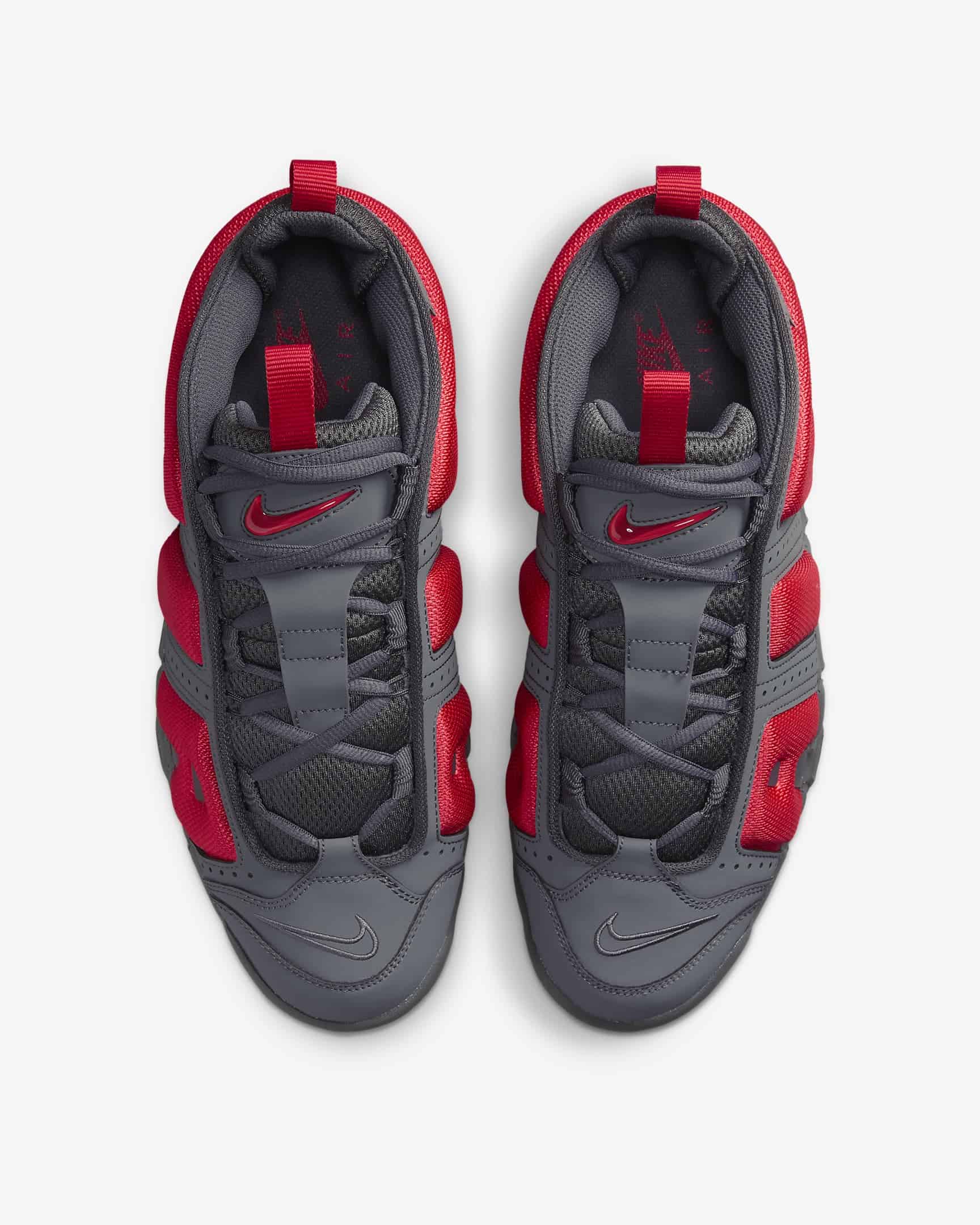 The Nike Air More Uptempo Low "Dark Grey/Light Crimson" Is Beautiful