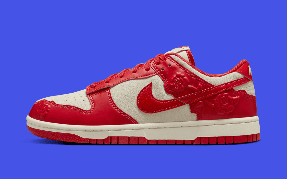 Nike Dunk Low "Ruby Red" Roses Are Perfect For Valentine's Day