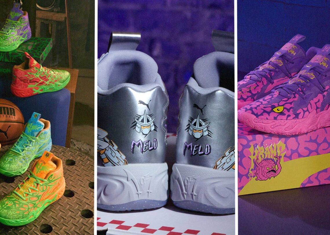 TMNT x Puma Melo MB.04 Pack Brings Heroes in a Half-Shell to Your Feet