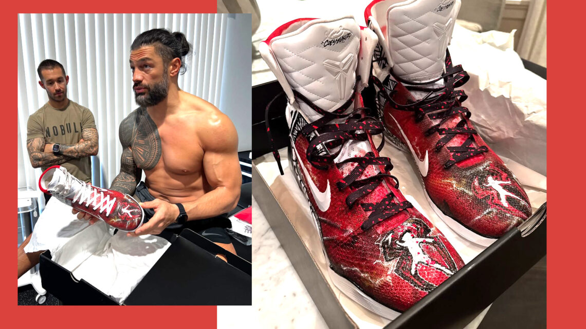 Roman Reigns Touches Hearts, Donates Custom Kobe 9s from RAW to Charity