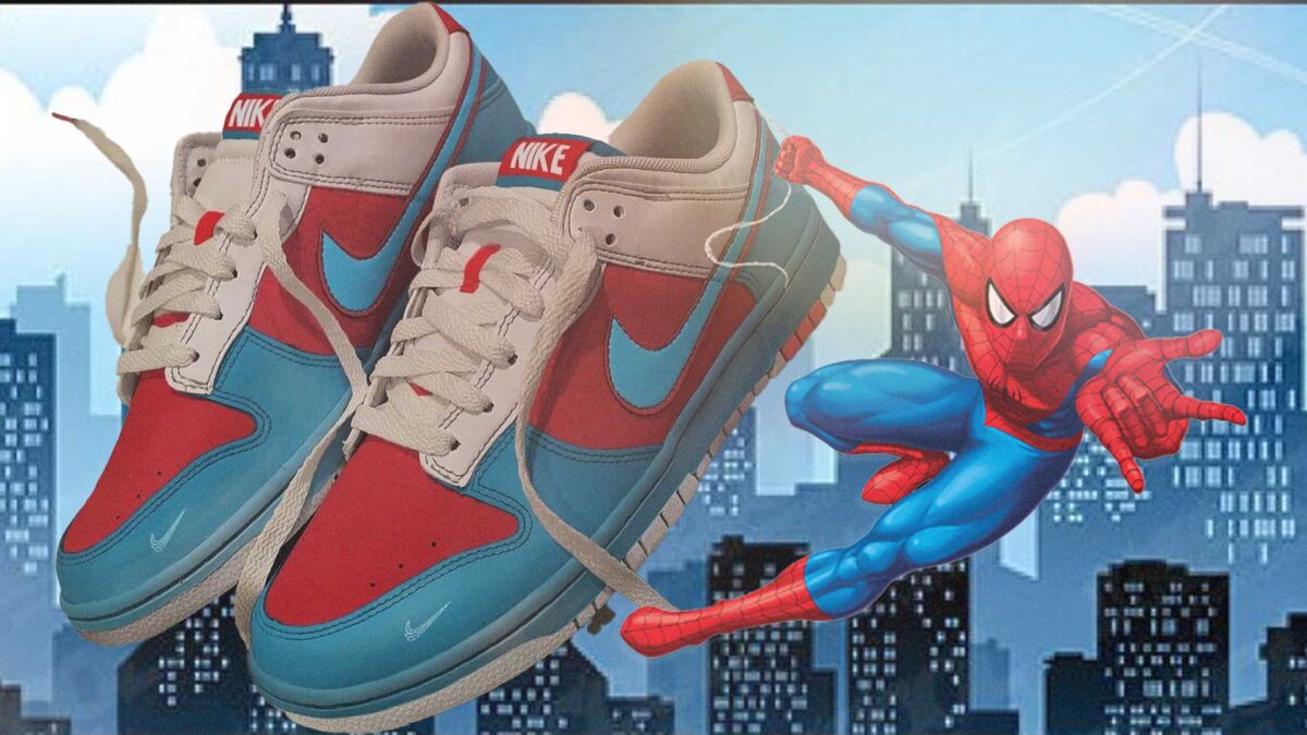 Peter Parker Approves Of This Spider-Man Nike Dunk Low