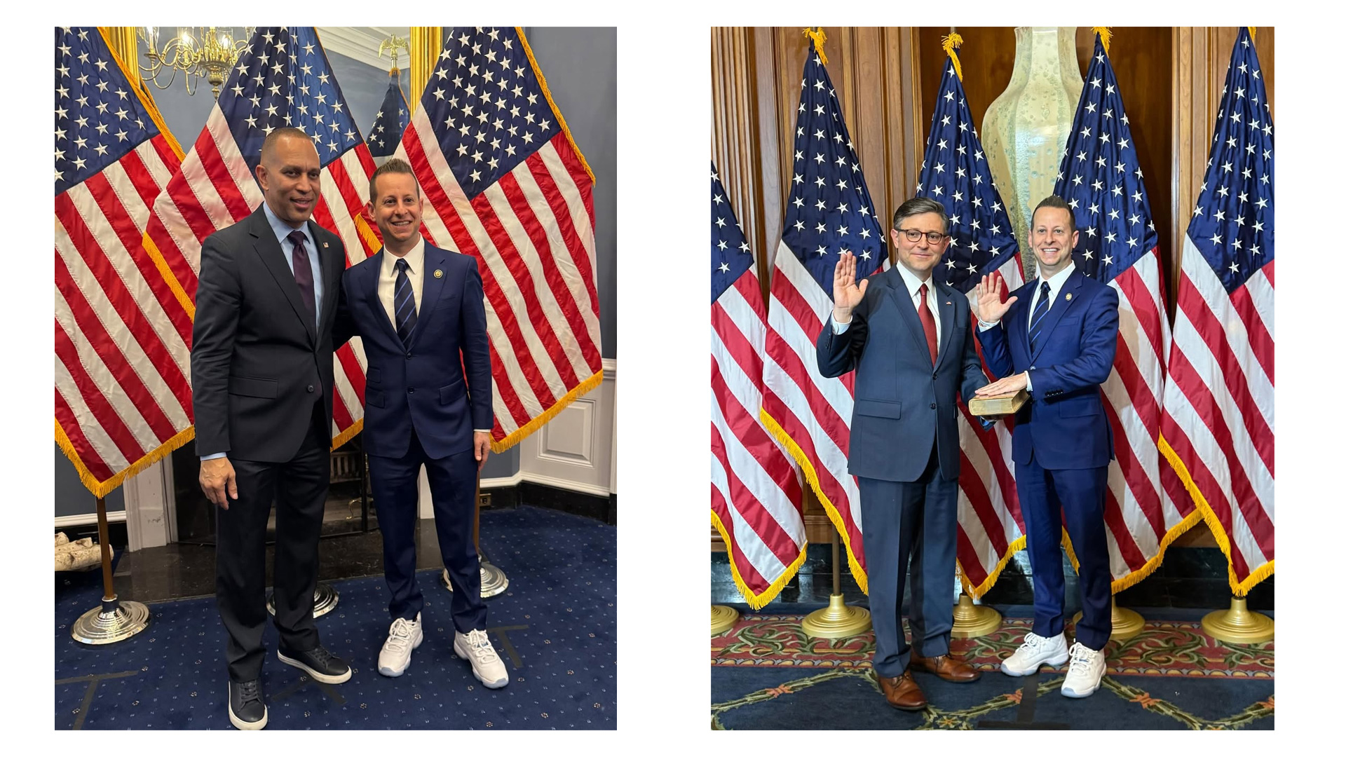 Congressman Jared Moskowitz Sworn In Rocking Air Jordan 11 “Legend Blue ...