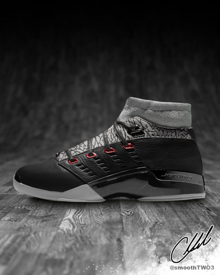 The "Black Cement" Is The Best Looking Air Jordan 17 Low I've Ever Seen