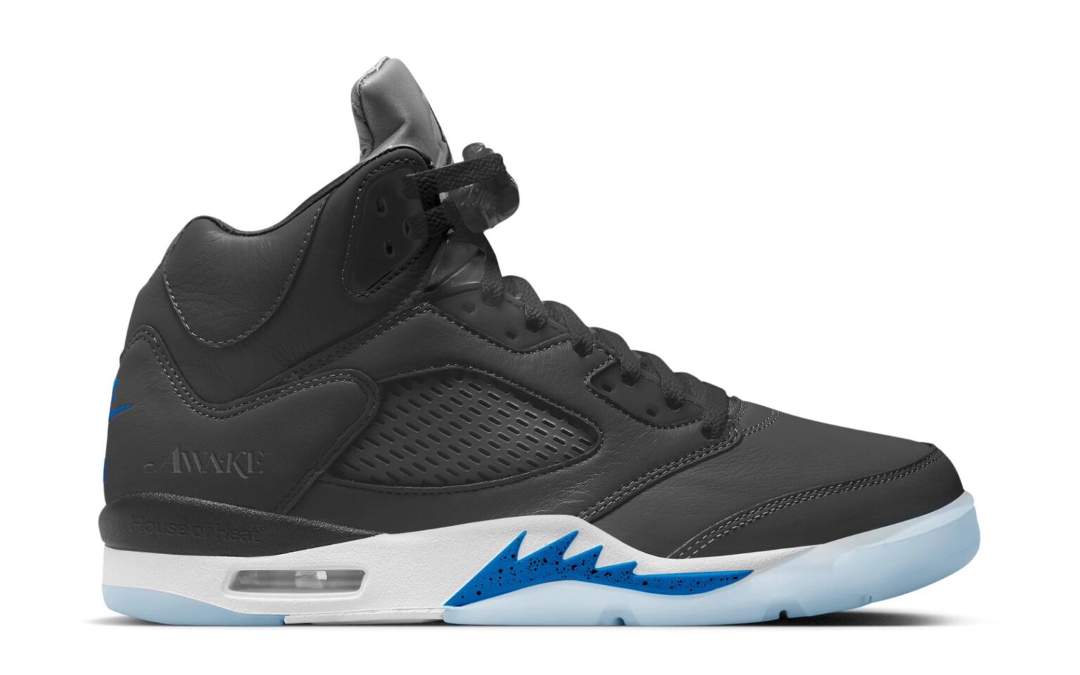 Awake NY x Air Jordan 5 “Black/Racer Blue” Collab Drops Soon