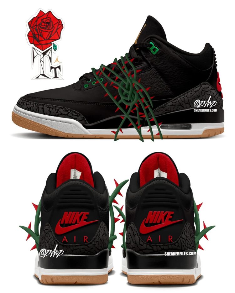 Teyana Taylor x Air Jordan 3 "A Rose From Harlem" Is A Work Of Art
