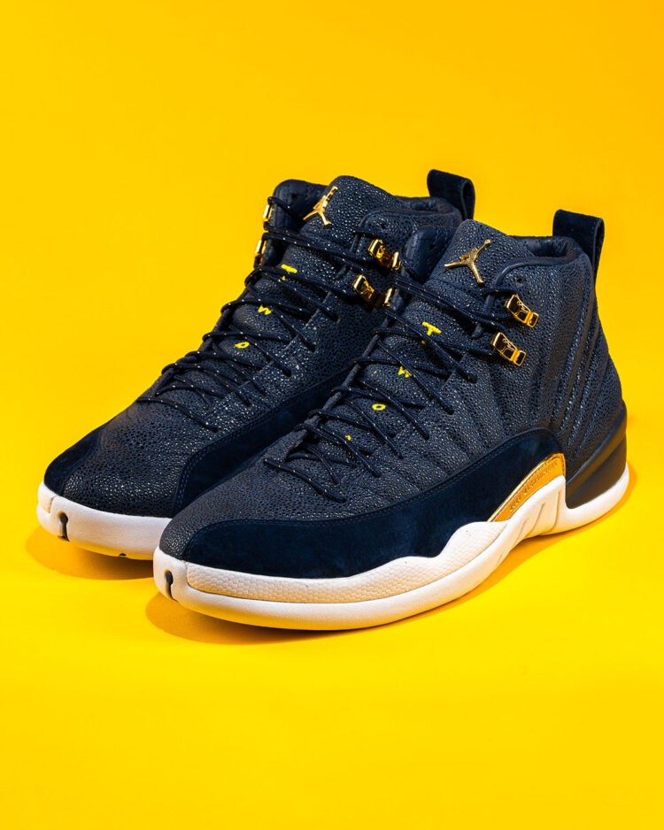 The Air Jordan 12 "Michigan" PE Is Beautiful