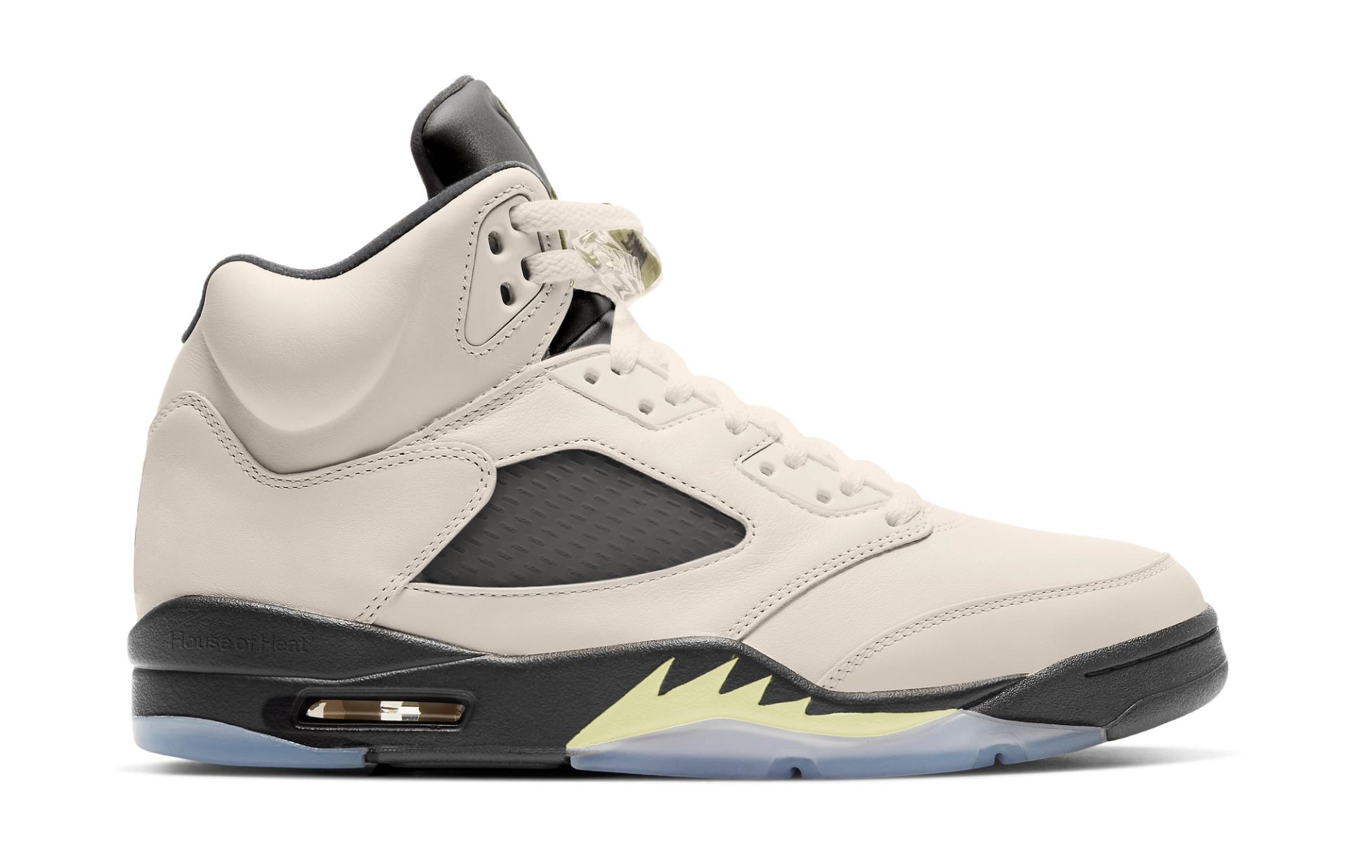 Air Jordan 5 "Luminous Green" Is Crafted Especially For The Ladies
