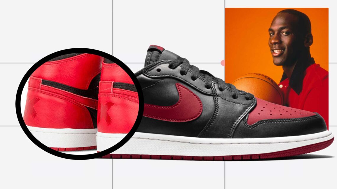 The Banned Air Jordan 1 Returns As A Low With An X On The Heel