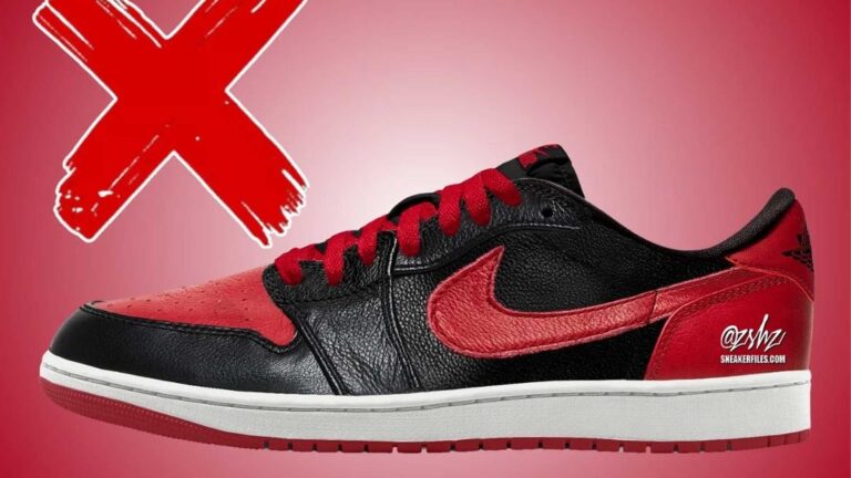 The Banned Air Jordan 1 Returns As A Low With An X On The Heel