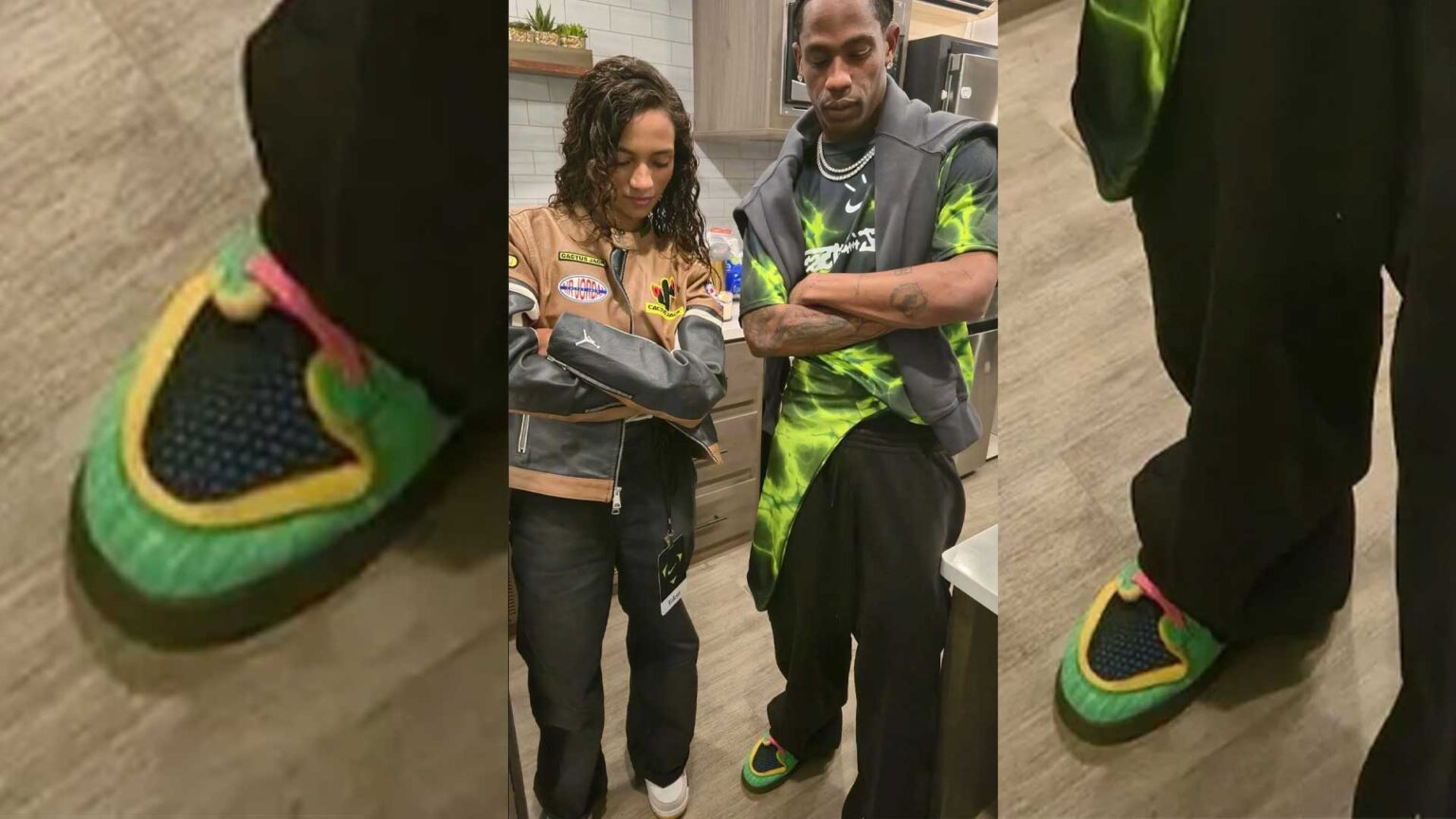 Travis Scott Debuts Cactus Plant Flea Market x Nike Dunks