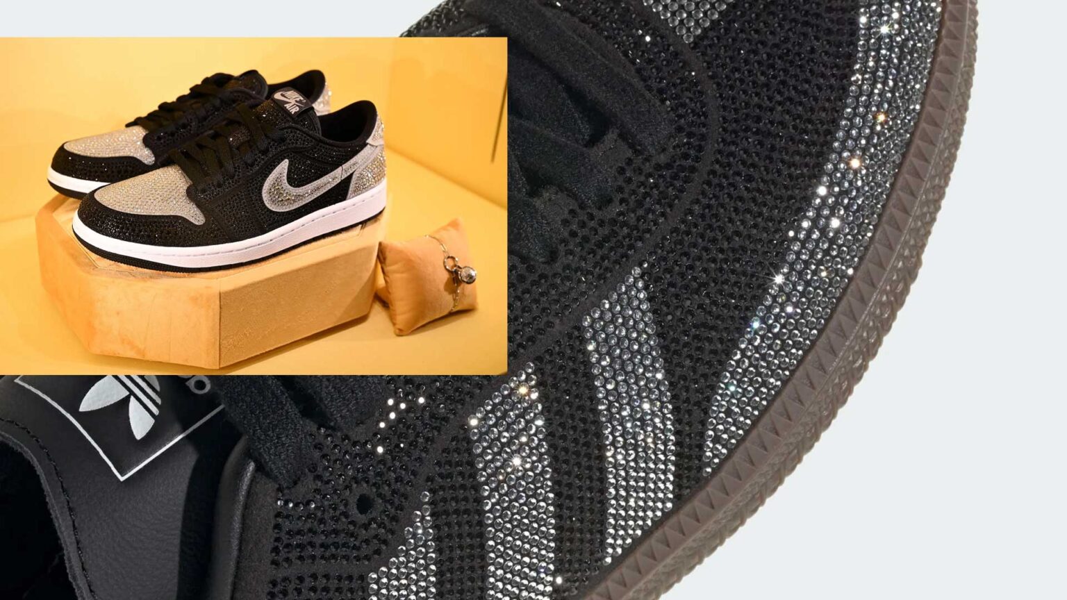 Adidas Samba OG Rhinestone Looks Just Like Jordan’s Swarovski Air Jordan 1