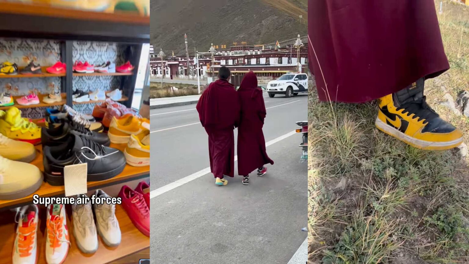 New Video Shows Tibetan Monks Really Love Air Jordans