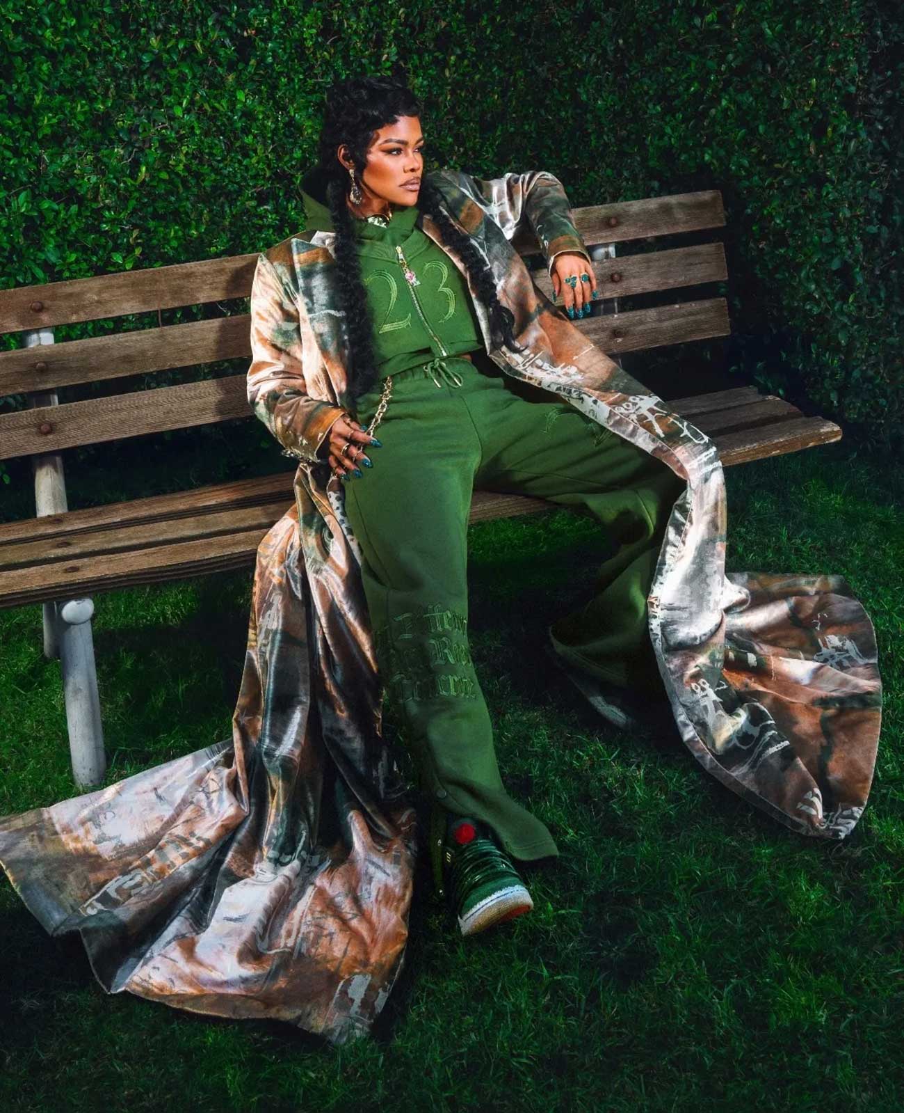 Teyana Taylor Debuts 'Concrete Rose' Air Jordan 3 After Her Golden ...