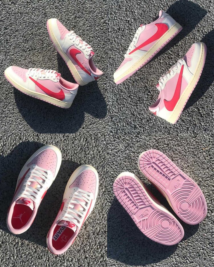 Travis Scott x Air Jordan 1 Low “Pink Pack” Is the Wildest Cactus Jack ...