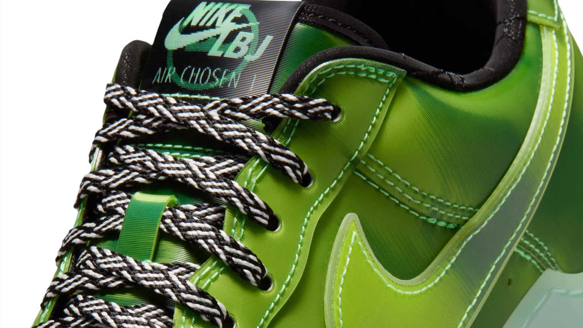 LeBron James Debuts Eye-Catching Nike Air Force 1 in “Voltage Green”